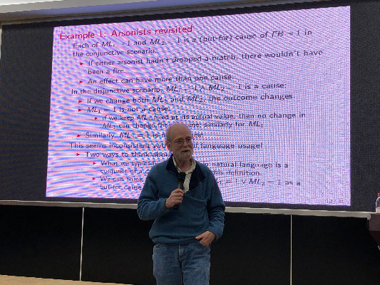 Cornell Professor Joseph Halpern Gives Lecture -管理学院英文